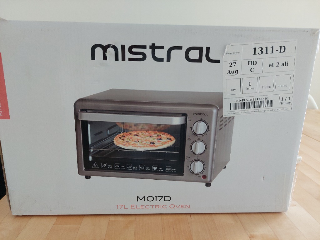 Mistral MO17D 17L Electric Oven, TV & Home Appliances, Kitchen ...