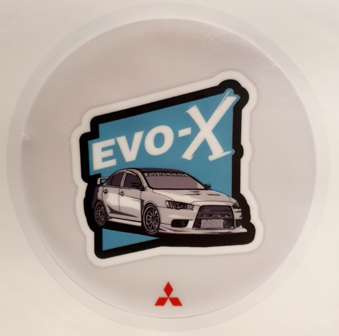 Mitsubishi Evo X Car Decal, Hobbies & Toys, Stationery & Craft, Art ...