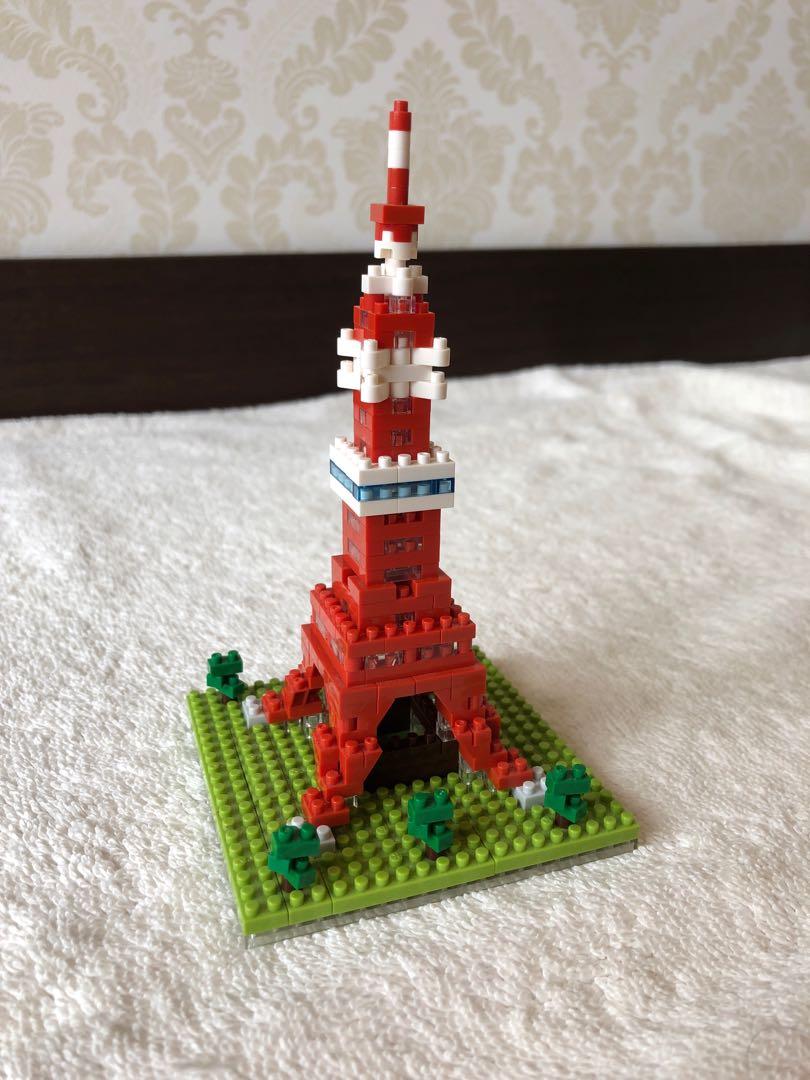 nano block NBH_090 Tokyo Tower 東京鐵塔, 書籍、休閒與玩具, 玩具、公仔、桌遊在旋轉拍賣