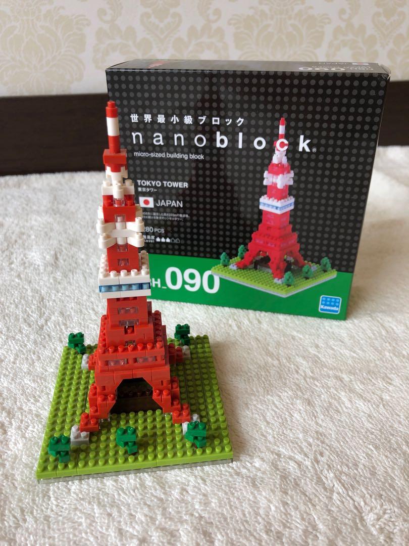 nano block NBH_090 Tokyo Tower 東京鐵塔, 書籍、休閒與玩具, 玩具、公仔、桌遊在旋轉拍賣