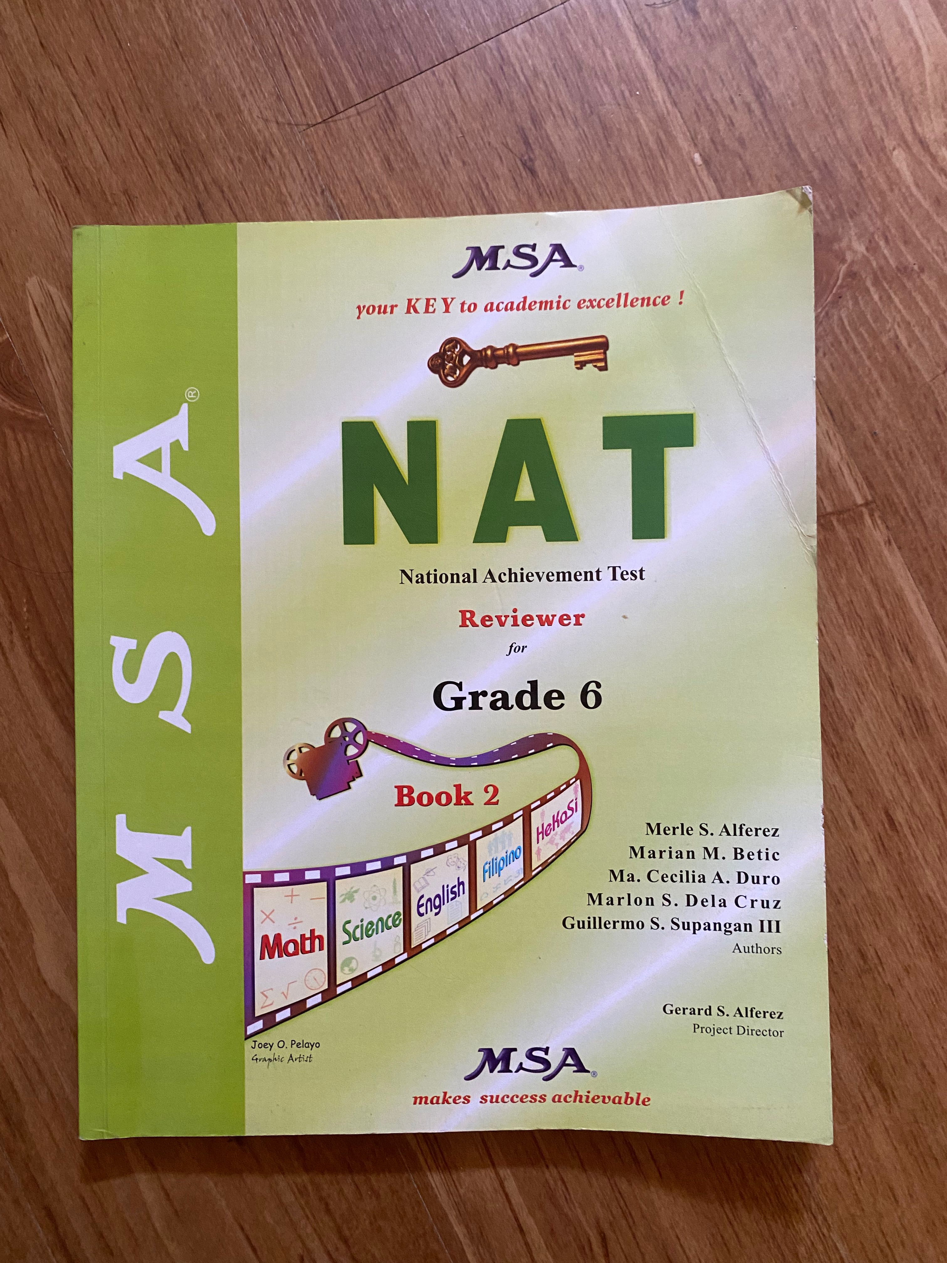 NAT MSA reviewer, Hobbies & Toys, Books & Magazines, Assessment Books ...