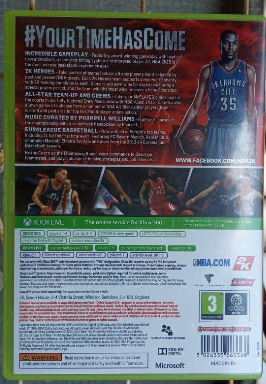 nba 2k15 kinect