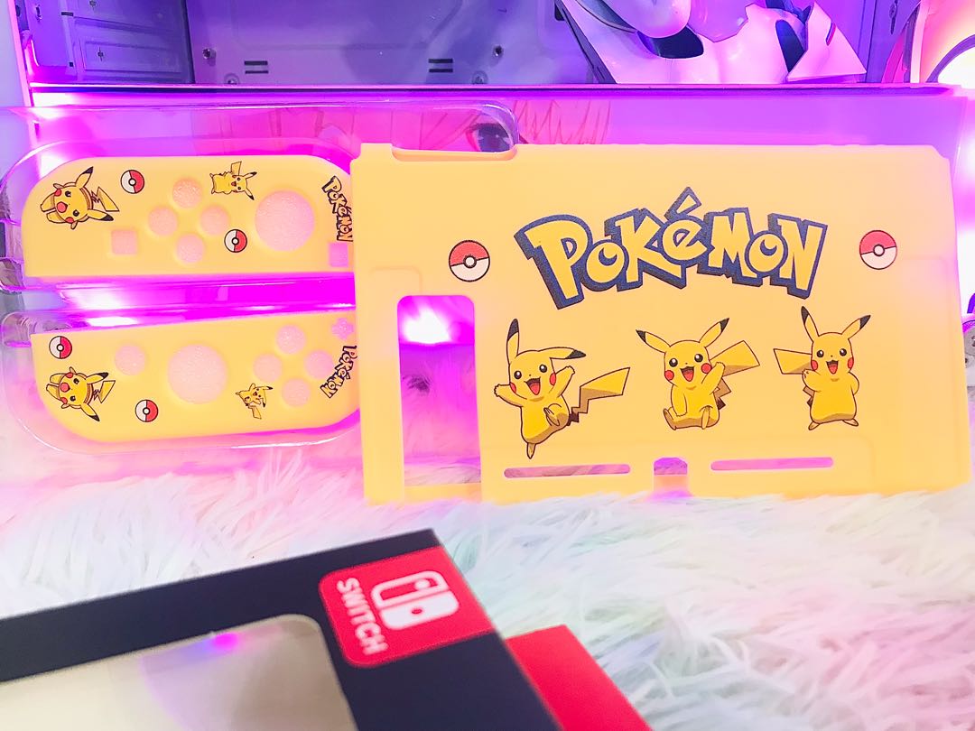 Nintendo switch case pokemon pikachu, Video Gaming, Gaming Accessories ...