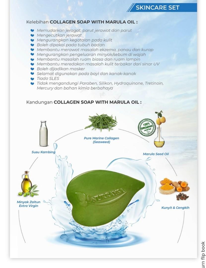 Collagen Soap with Marula Oil, Beauty & Personal Care, Bath & Body ...