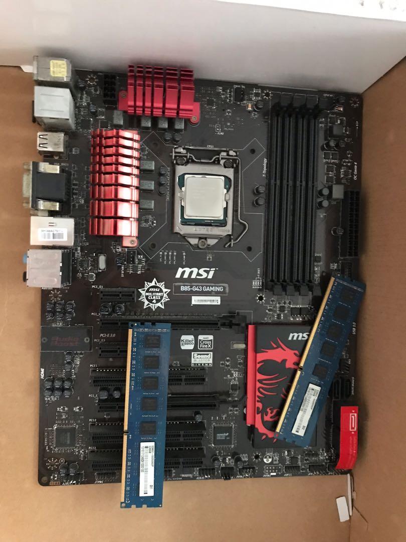 Gaming Cpu Ram Mobo 550W PSU, Computers & Tech, Parts & Accessories ...