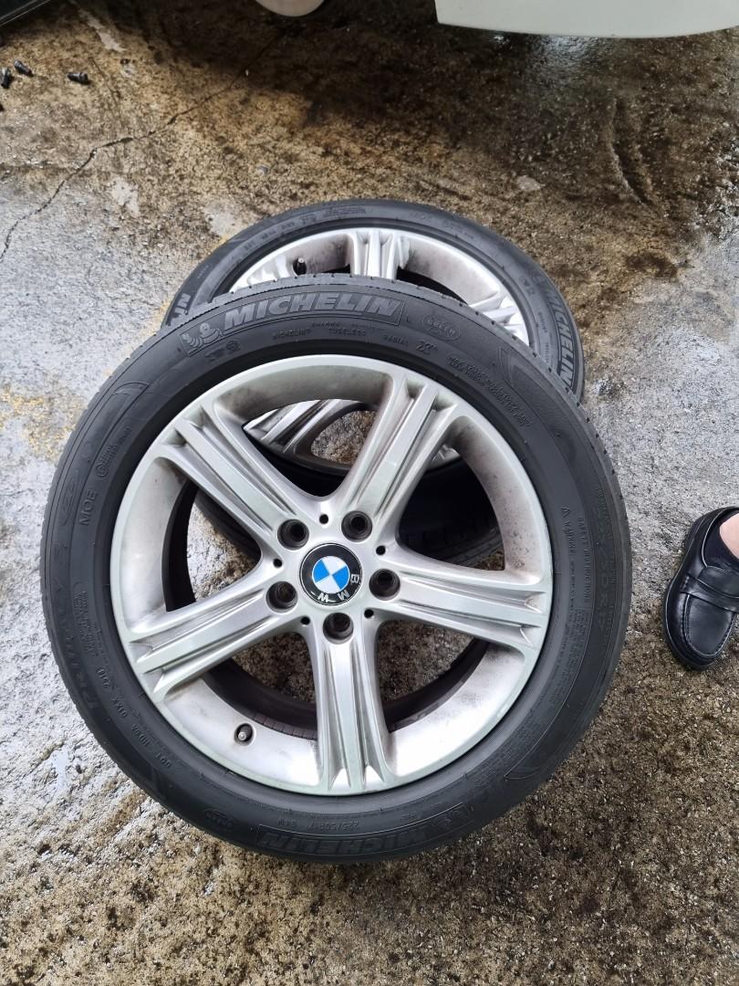 Original BMW 17" Sports Rims + Tyres, Car Accessories, Tyres & Rims on ...