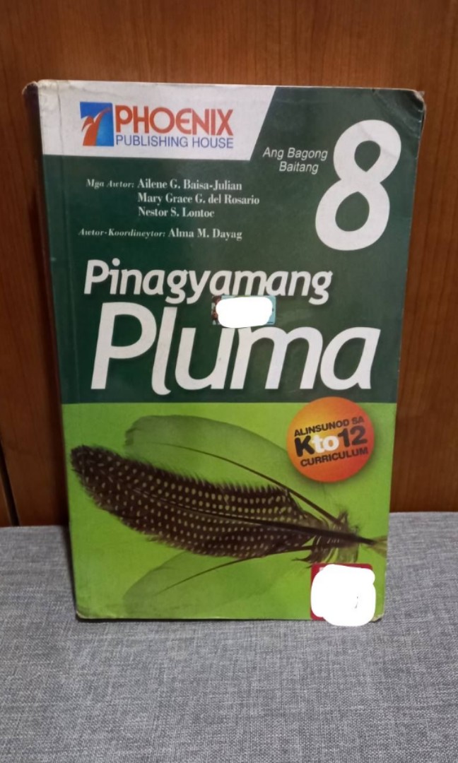 Phoenix Publishing House Pinagyamang Pluma Grade 8 Filipino, Hobbies ...