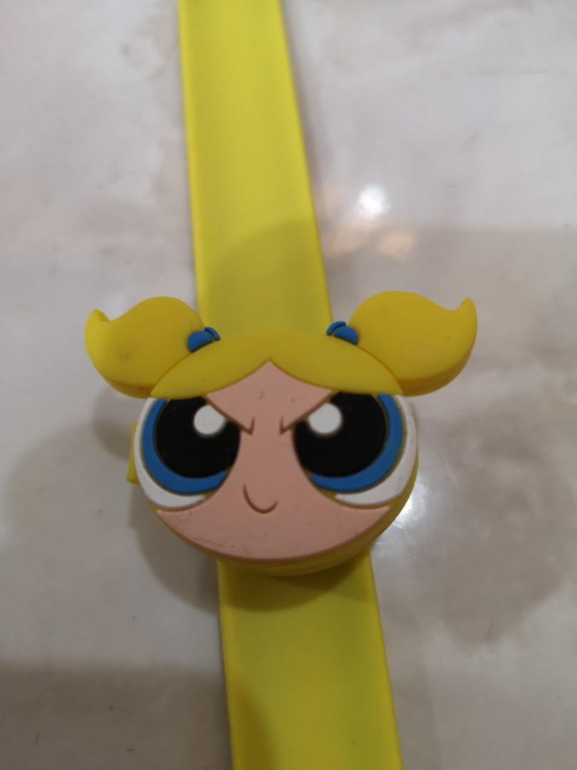 Powerpuff Girls Slap-on Wrist Watch (Bubbles), Hobbies & Toys, Toys ...