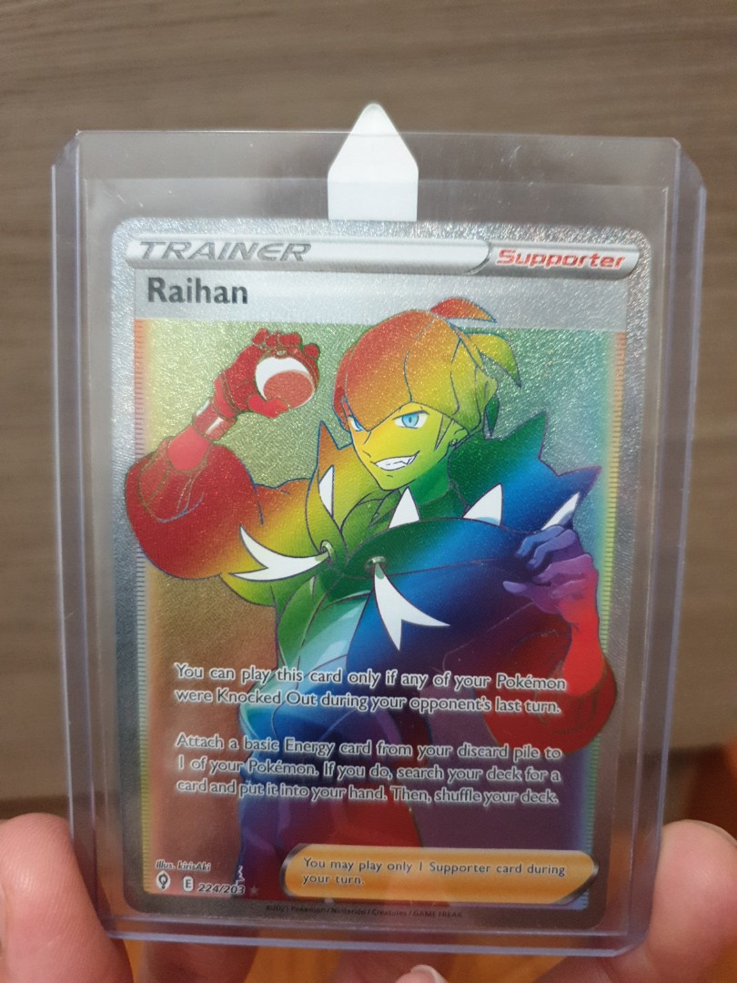 Raihan Trainer Card SR, Hobbies & Toys, Toys & Games on Carousell
