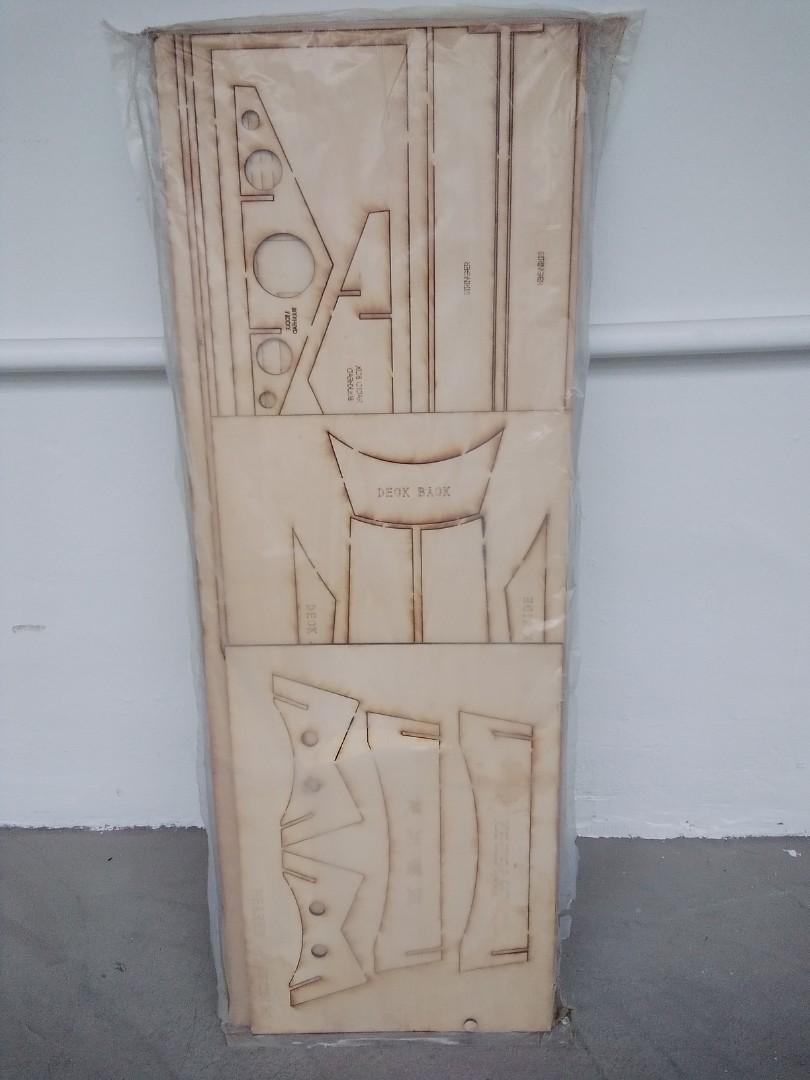 RC Wood Vee Hull Boat Kit Laser Cut, Hobbies & Toys, Toys & Games on ...