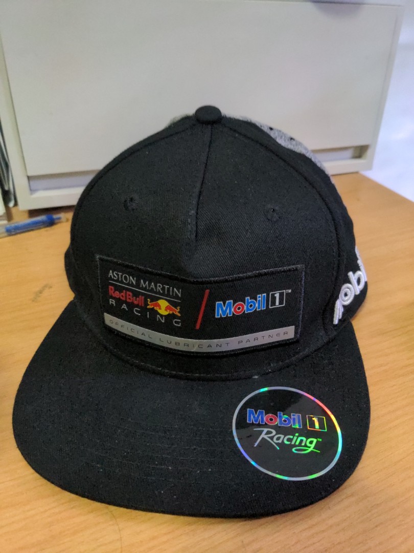 Redbull Racing Aston Martin - Mobil 1 Racing Cap, Men's Fashion ...
