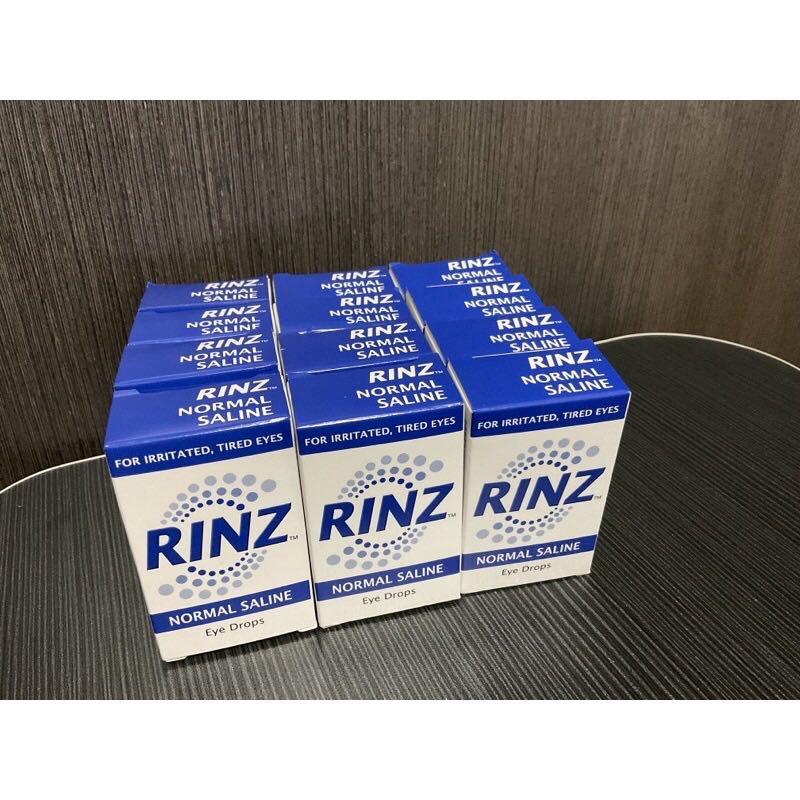 Rinz Normal Saline Eye Drops 5ml (Expiry 2023) x12 bottles (Eye Care ...