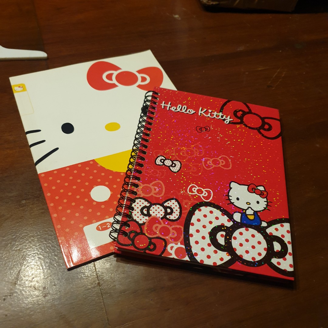 Set of 2 Hello Kitty Notebooks -Sanrio Korea, Hobbies & Toys ...
