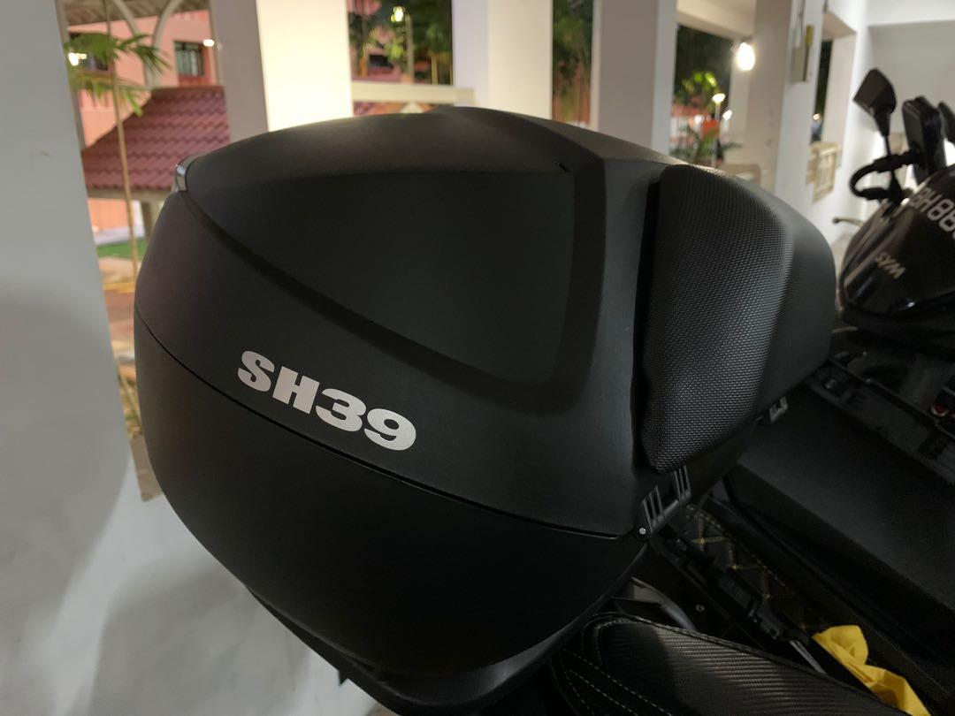 SHAD39L topbox cushion back rest top box SHAD 39L, Motorcycles ...