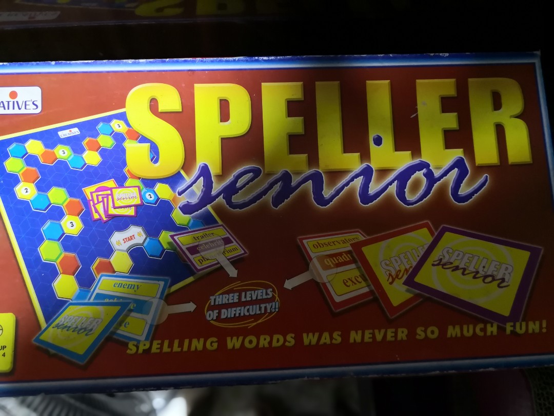 Spelling board game, Hobbies & Toys, Toys & Games on Carousell