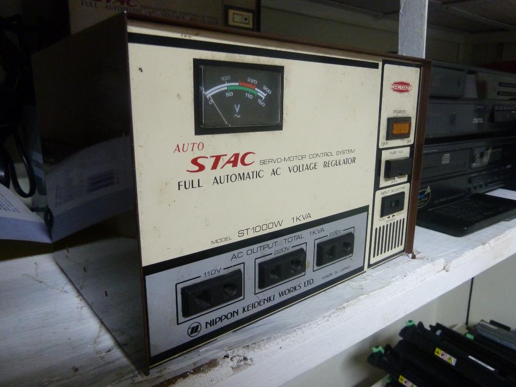 STAC And akira AVR 220V to 110V, Audio, Other Audio Equipment on Carousell
