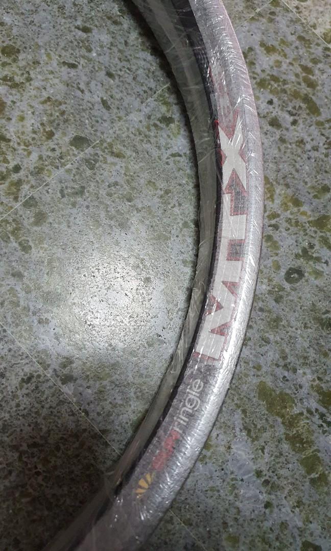 SunRingle MTX-33 26" Disc Rim: Wide extruded aluminum with welded seam ...