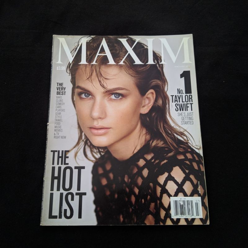 taylor swift - maxim magazine (rare / with freebies), Hobbies & Toys ...
