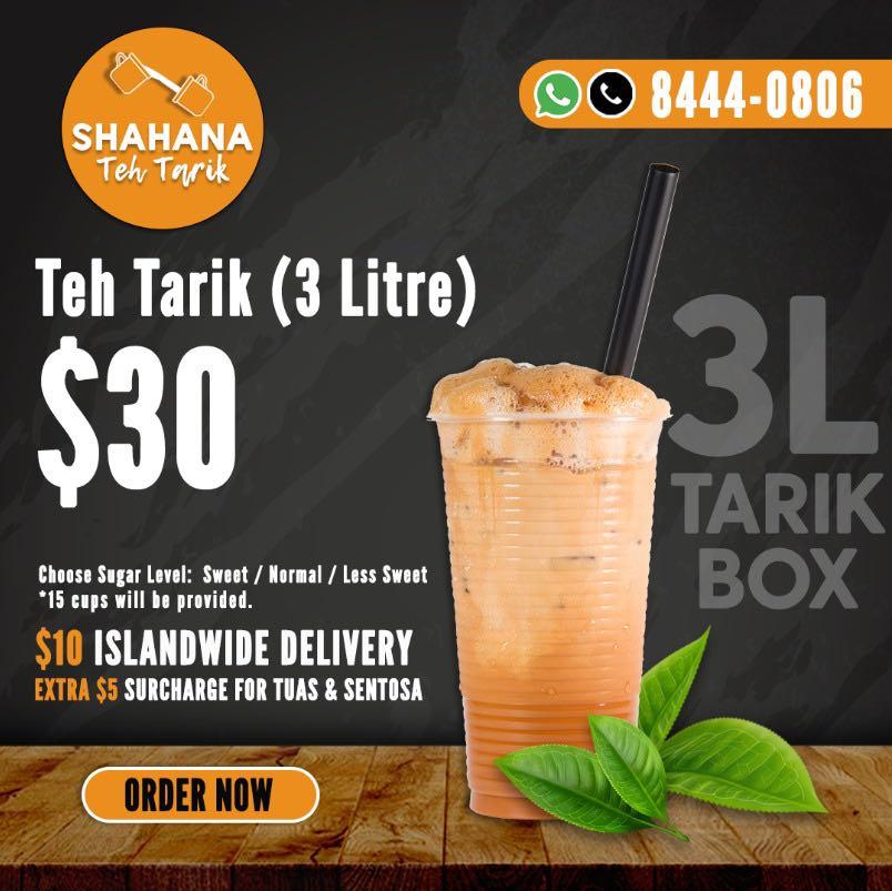 Teh tarik box, Food & Drinks, Beverages on Carousell
