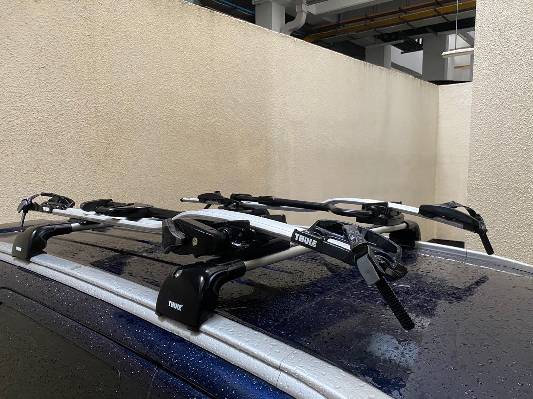 Thule Complete Roof and Bike Rack For Mitsubishi Outlander, Sports ...