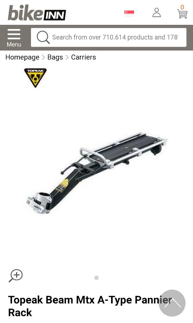 Topeak Qr Rear Rack Beam Mtx Type A - The Best Picture Of Beam