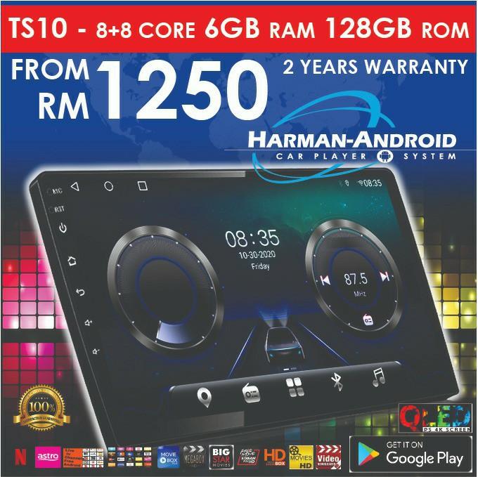 TS10 8+8CORE 6GB+128GB ANDROID PLAYER, Auto Accessories on Carousell