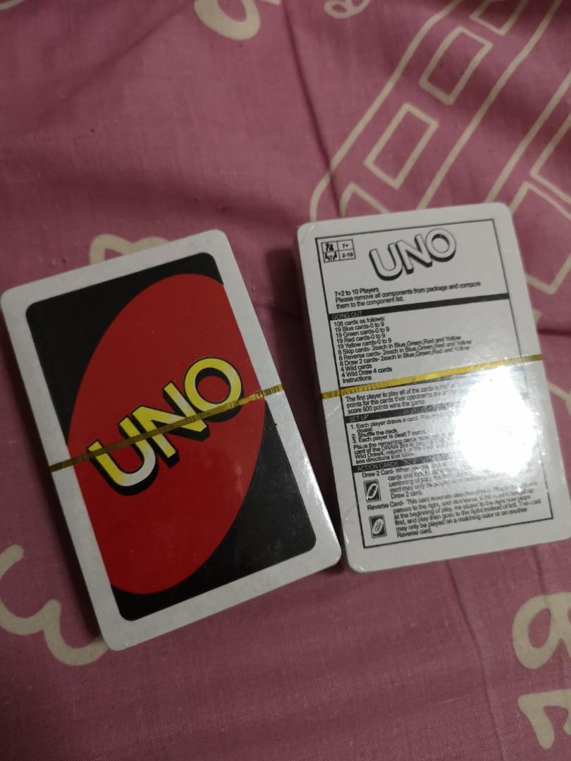 UNO cards, Hobbies & Toys, Toys & Games on Carousell