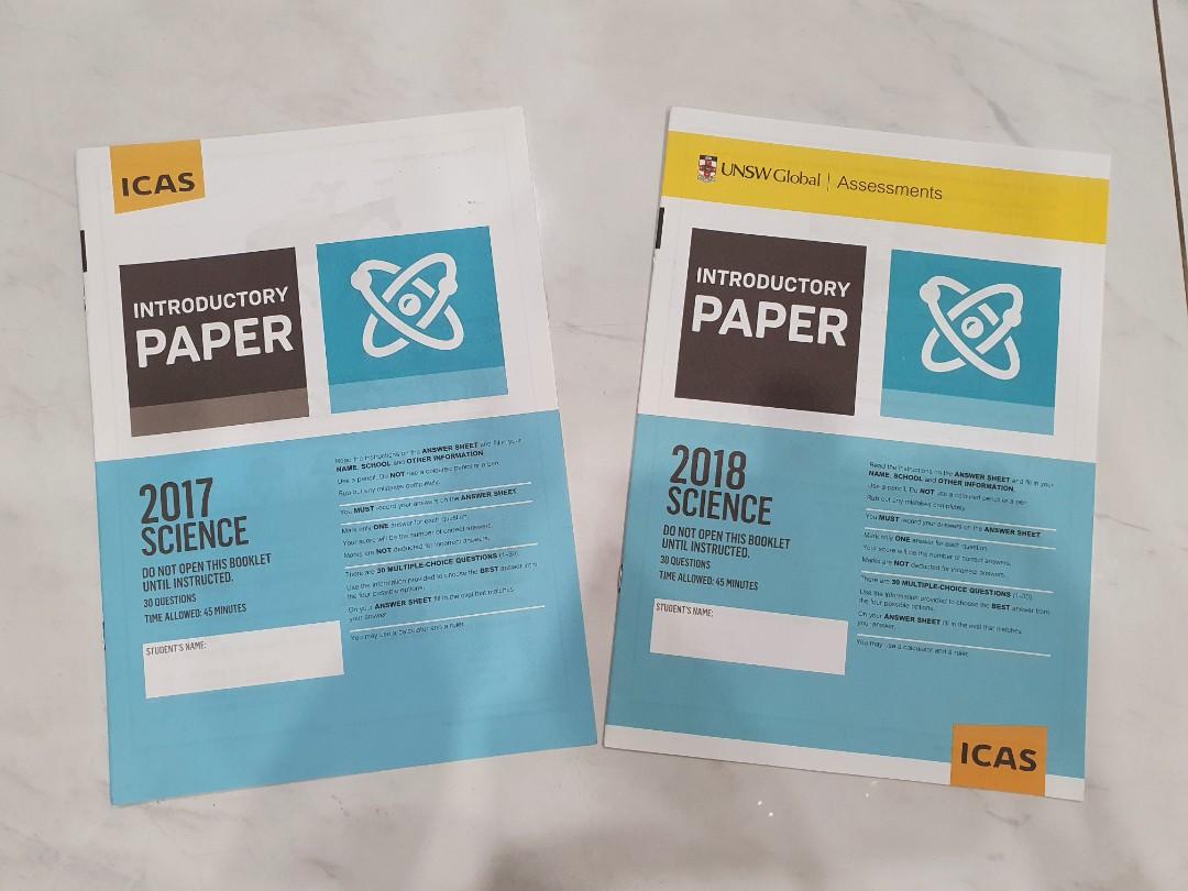 UNSW ICAS Past Papers, Hobbies & Toys, Books & Magazines, Assessment ...