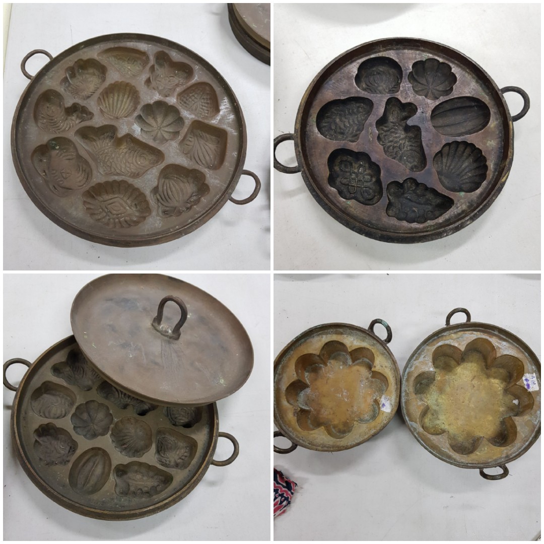 Vintage kueh kuih bahulu bahlu brass mould, Hobbies & Toys, Memorabilia ...