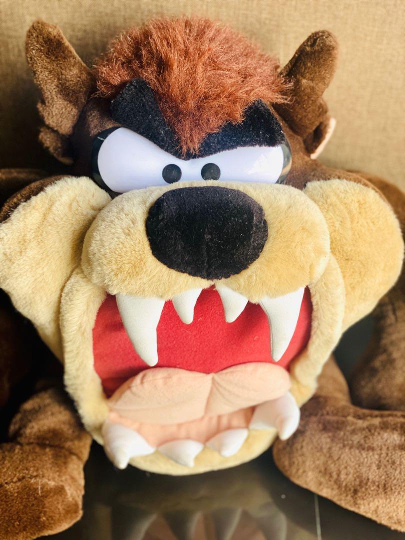 Vintage Looney Tunes Taz- Tasmanian Devil Plush Toy, Hobbies & Toys ...