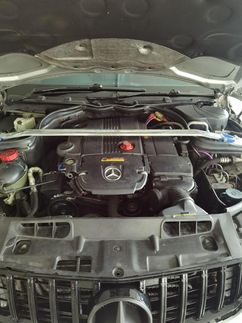 W204 Kompressor intake modification, Car Accessories, Accessories on ...