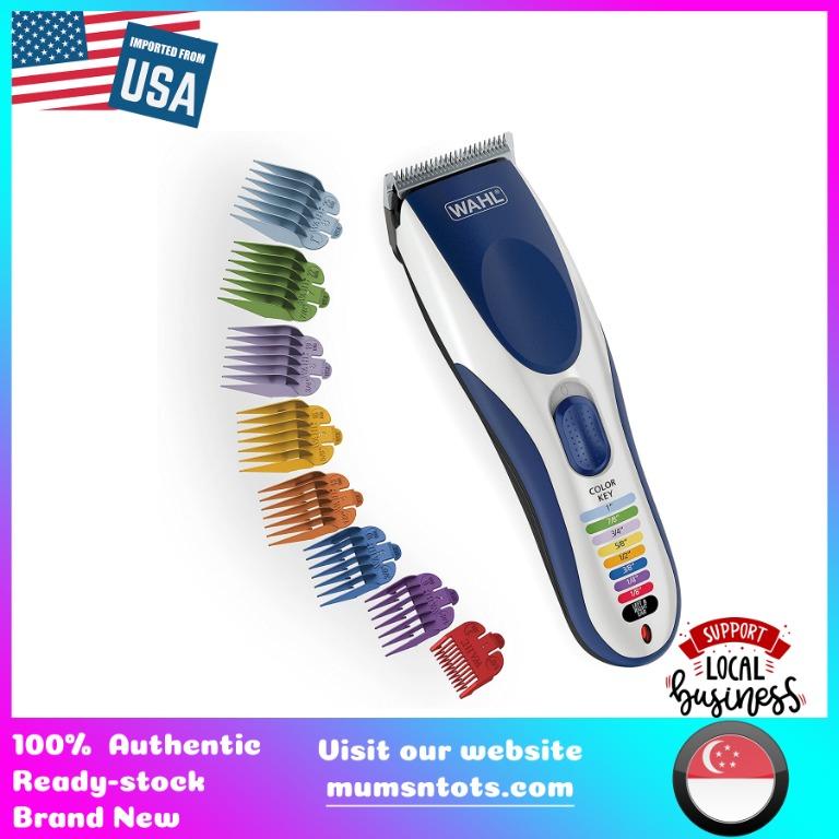 Wahl Color Pro Cordless Rechargeable Hair Clipper & Trimmer - Easy ...