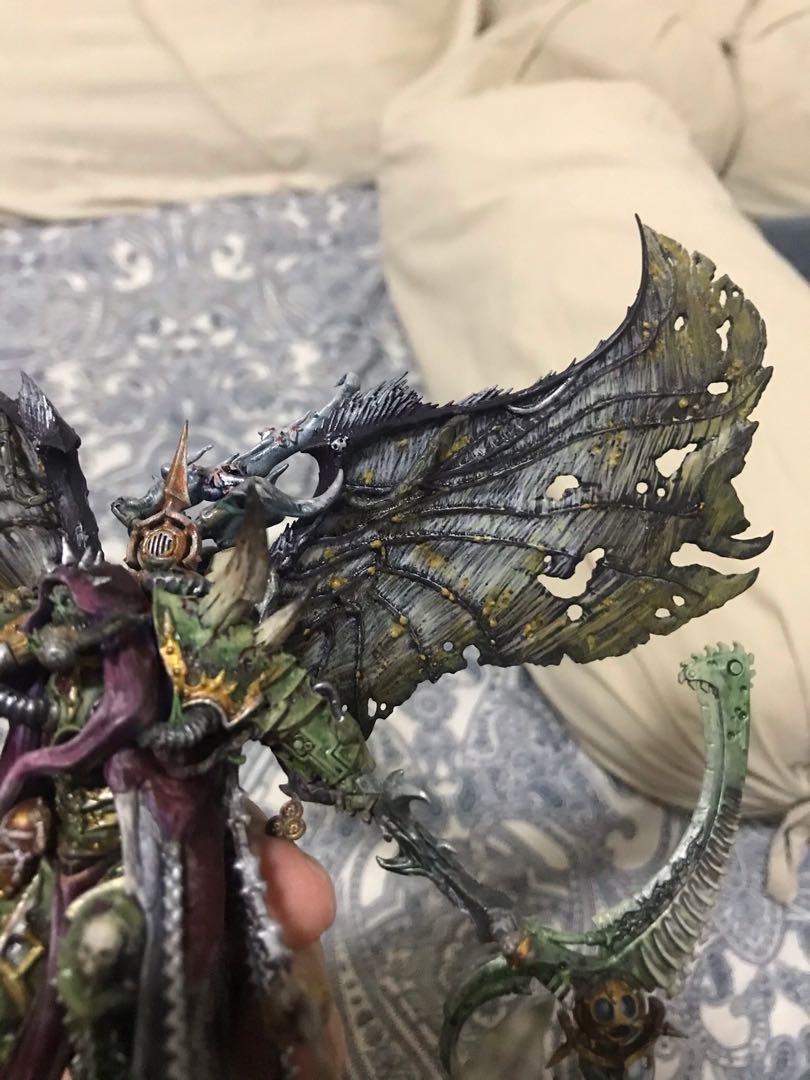 Warhammer 40k Mortarion Primarch of the Death Guard, Hobbies & Toys ...