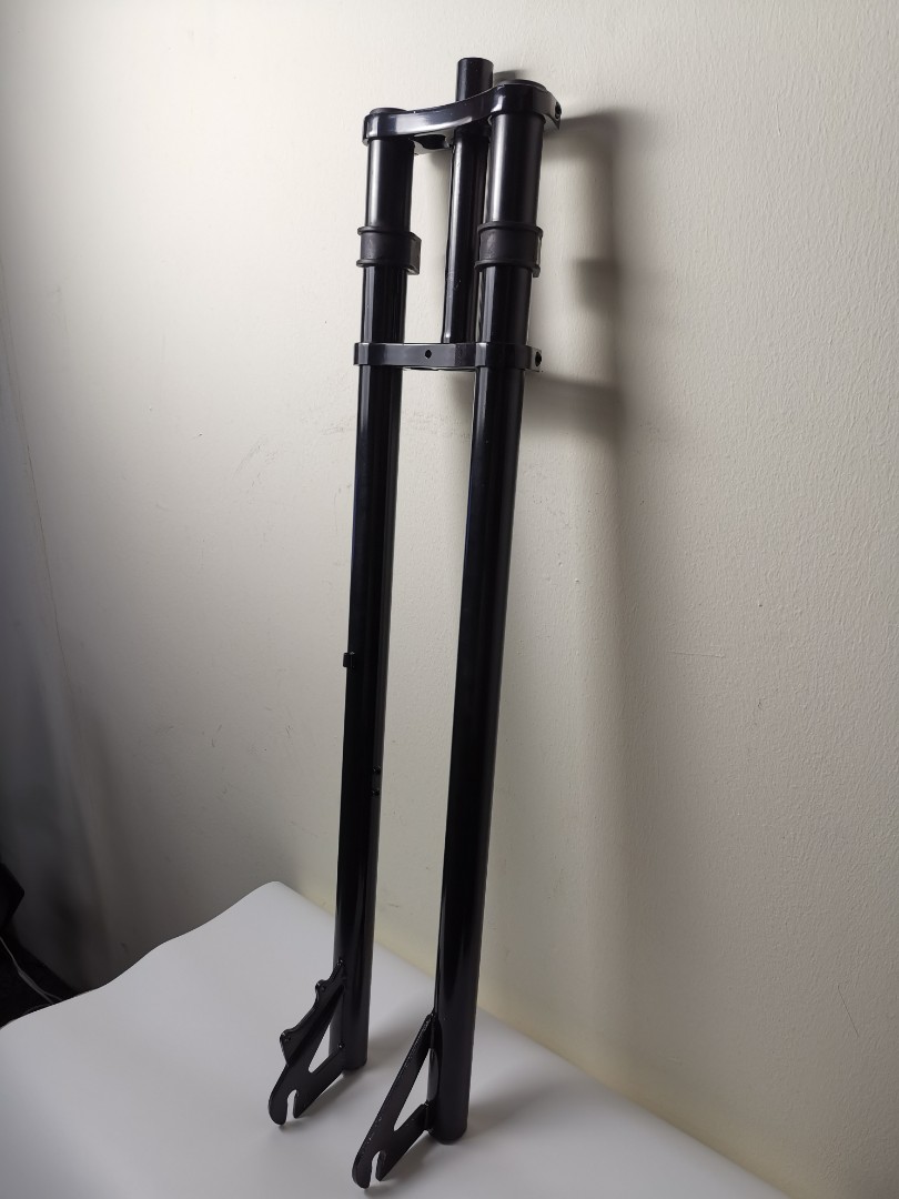 26 inch 27.5 inch 29 inch DH dual crown rigid hard fork 28.6mm x 20cm ...