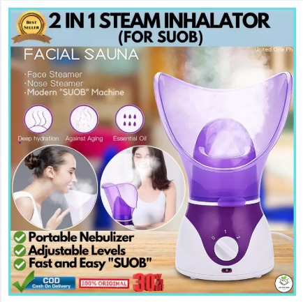 2 in 1 Steam Inhalator for "SUOB/TUOB" and Facial Steamer For Asthma ...