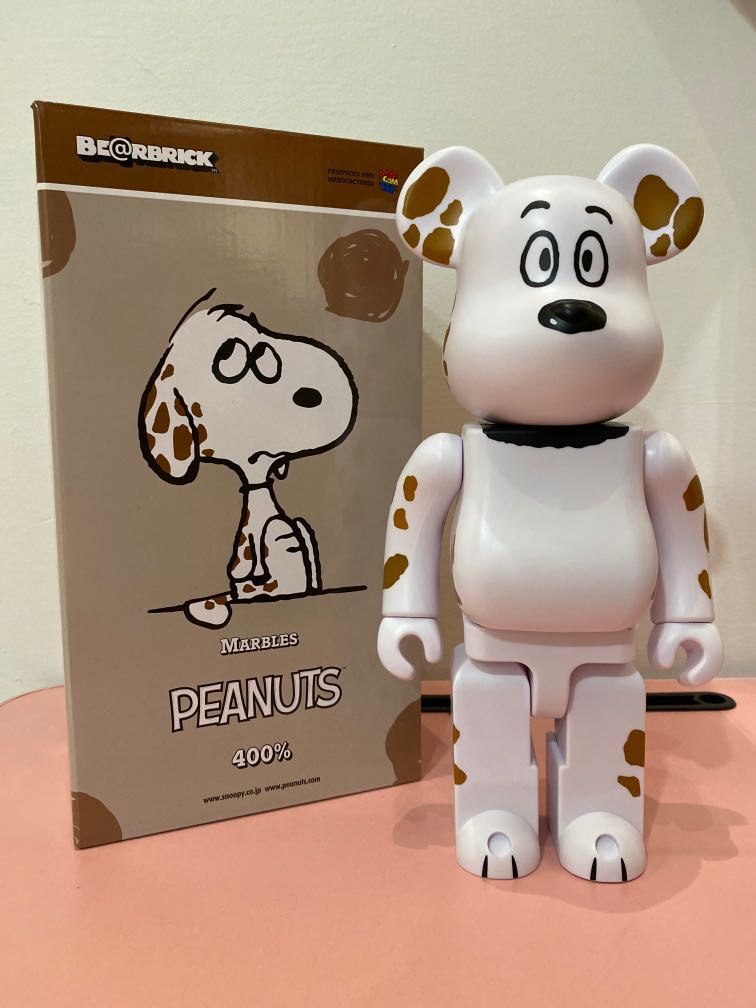 BEARBRICK PEANUTS MARBLES snoopy 400%, Hobbies & Toys, Collectibles ...