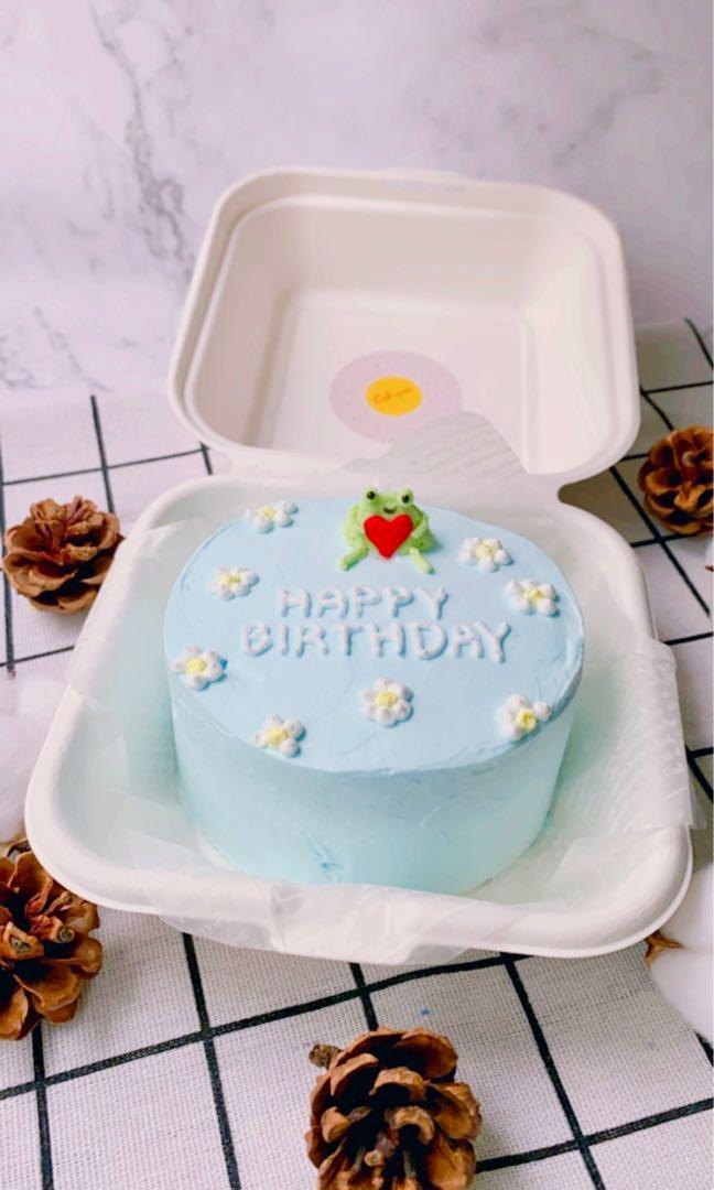 Bento Cake - Frog Design, Food & Drinks, Homemade Bakes on Carousell