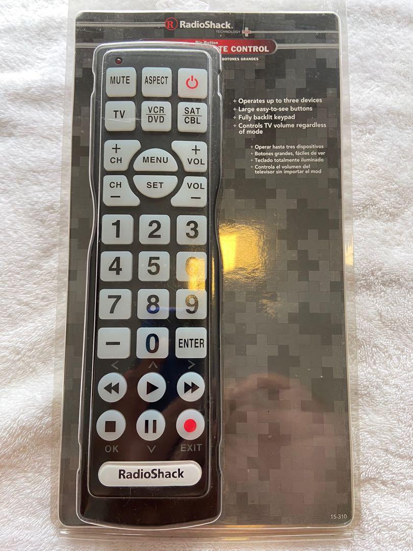 Big-Button Universal Remote Control, TV & Home Appliances, TV ...