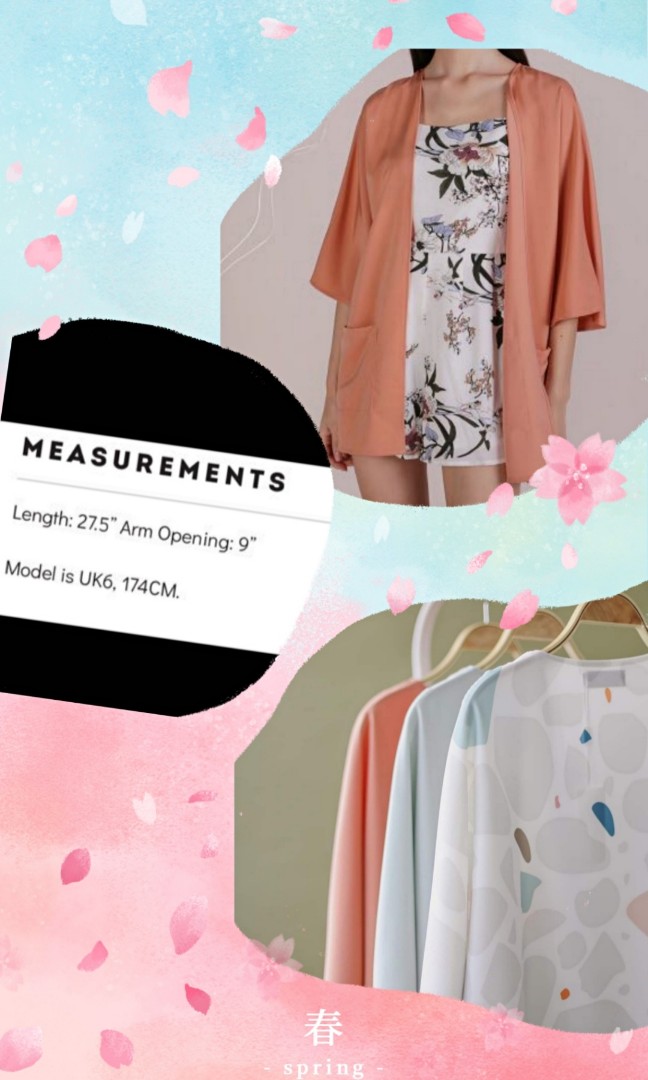 BNWT TTR Kimono Ari, Women's Fashion, Coats, Jackets and Outerwear on ...