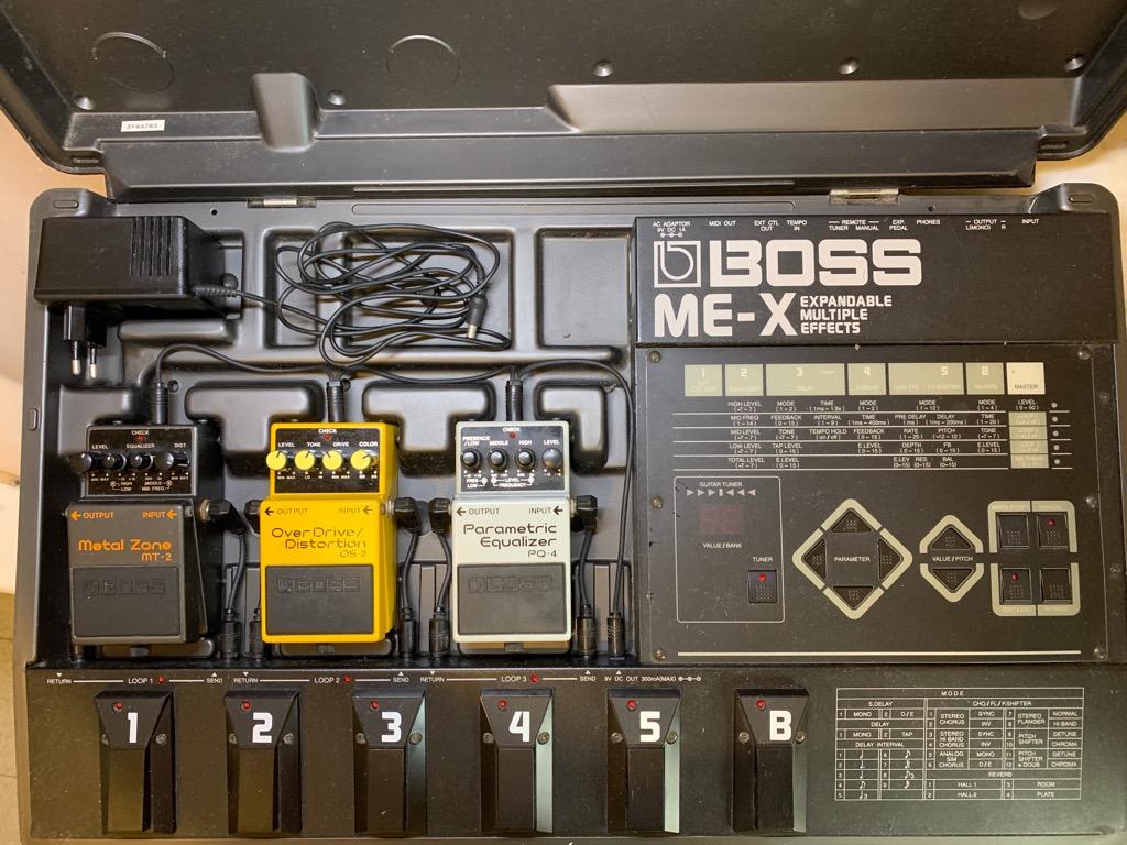 BOSS ME-X EXPANDABLE MULTIPLE GUITAR FX PEDALBOARD, 興趣及遊戲, 音樂、樂器 & 配件 ...