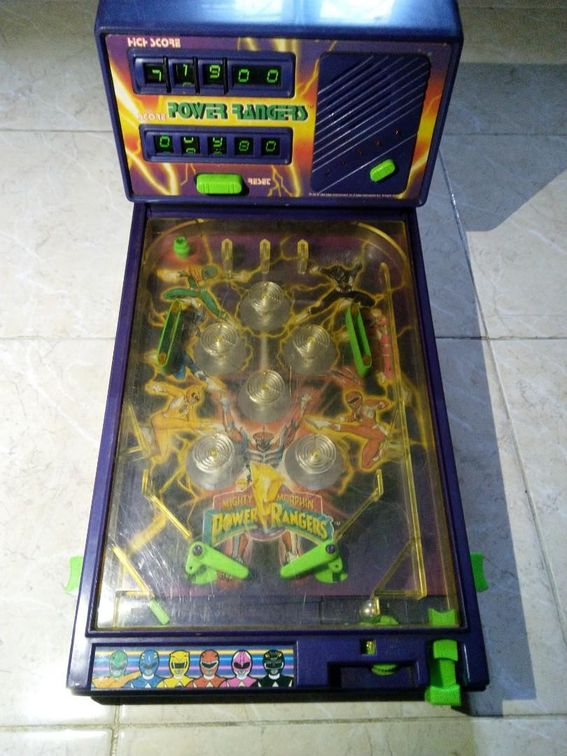 BROKEN MM Power Rangers Pinball Arcade Game, Hobbies & Toys ...