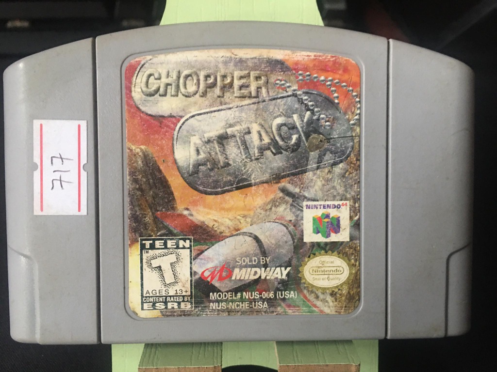 Chopper Attack for Nintendo 64 (N64), Video Gaming, Video Games ...