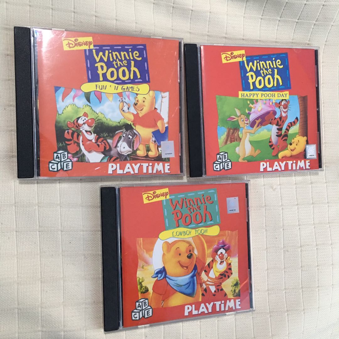 Disney Winnie the Pooh Playtime CDs Bundle, Hobbies & Toys, Music ...