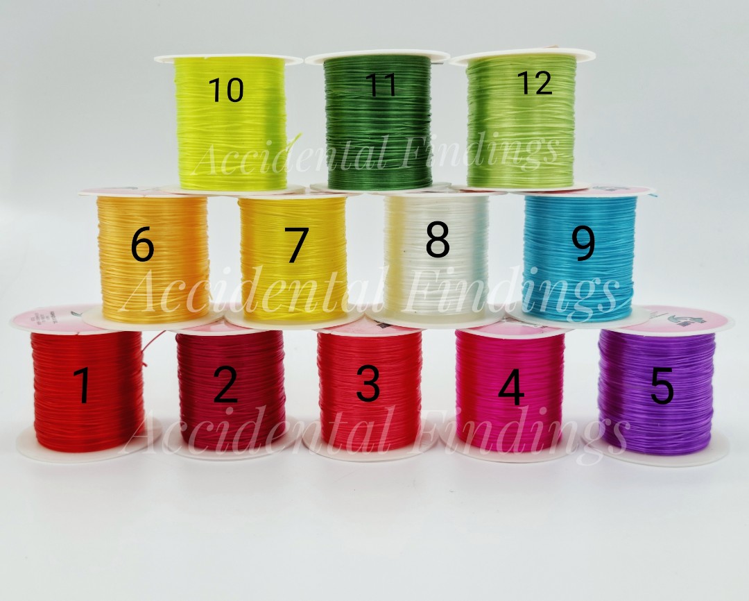 Elastic Thread, Hobbies & Toys, Stationery & Craft, Craft Supplies ...