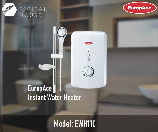 EuropAce EC11C Instant Water Heater, TV & Home Appliances, Water Heater ...
