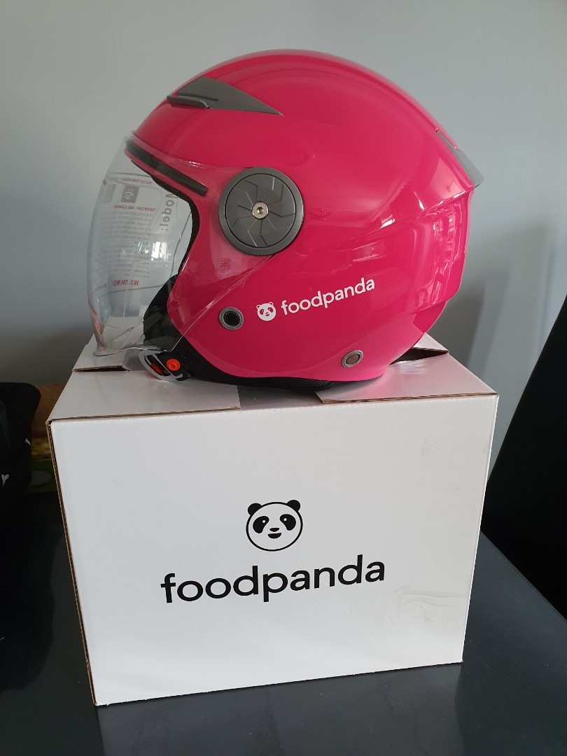 Food Panda Helmet, Motorcycles, Motorcycle Accessories on Carousell