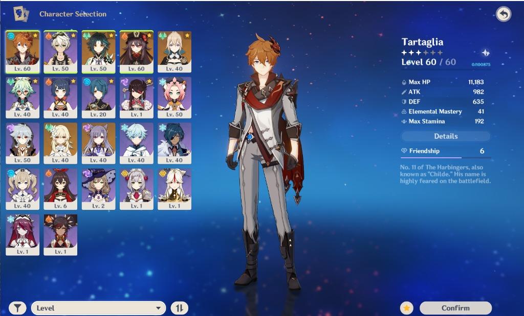 Genshin Impact AR35 NA Shenhe and Keqing Account Games & Puzzles Toys ...