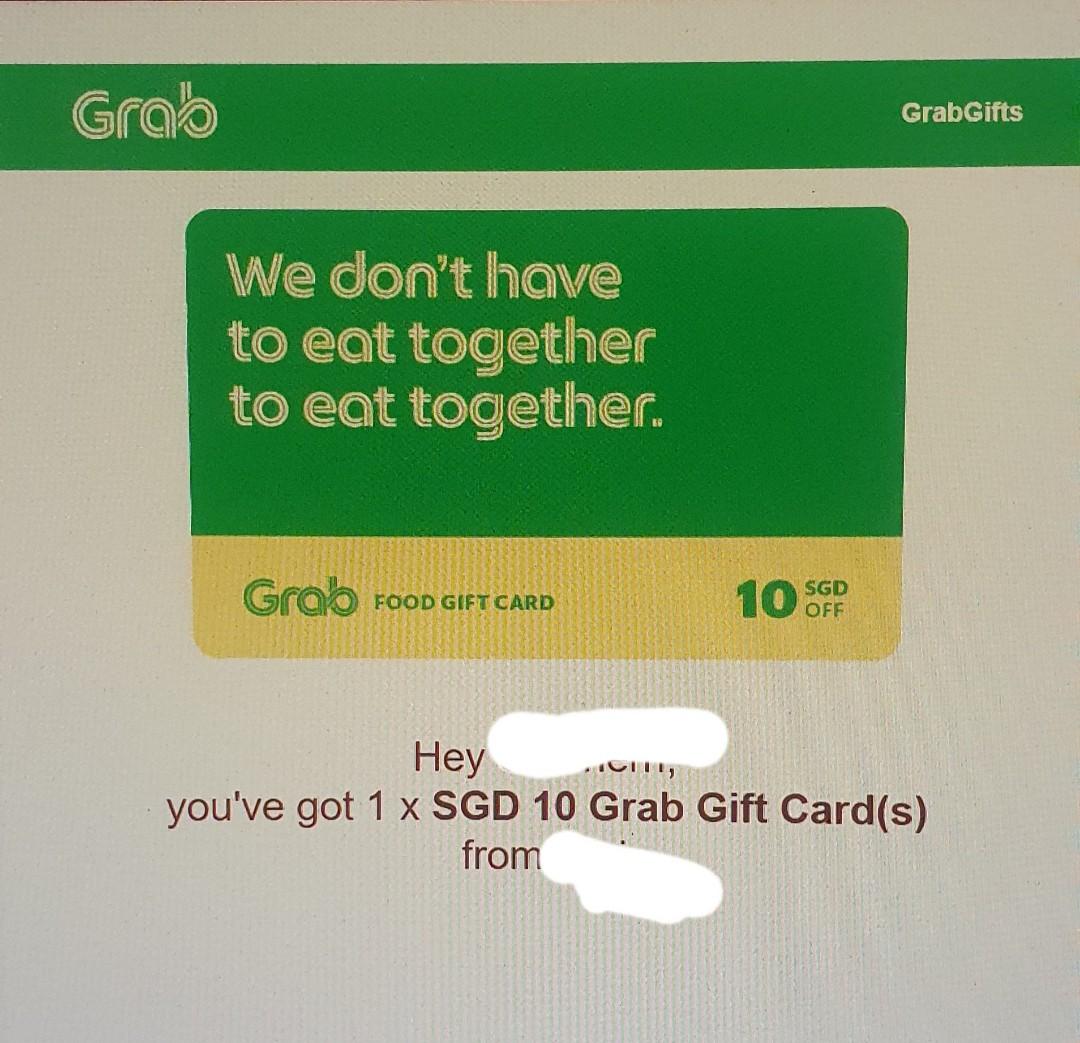 Grab gift voucher $10, Men's Fashion, Watches & Accessories, Wallets ...