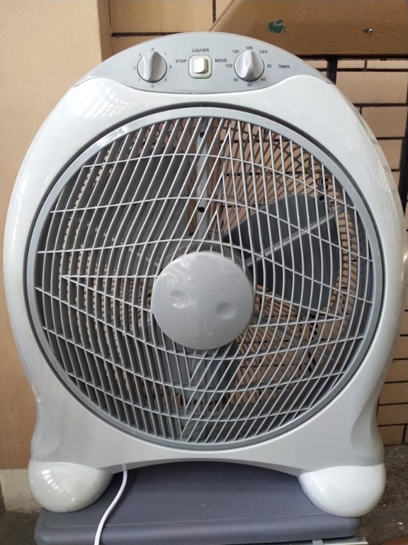 GVA 40cm Box Fan, Furniture & Home Living, Lighting & Fans, Fans on ...