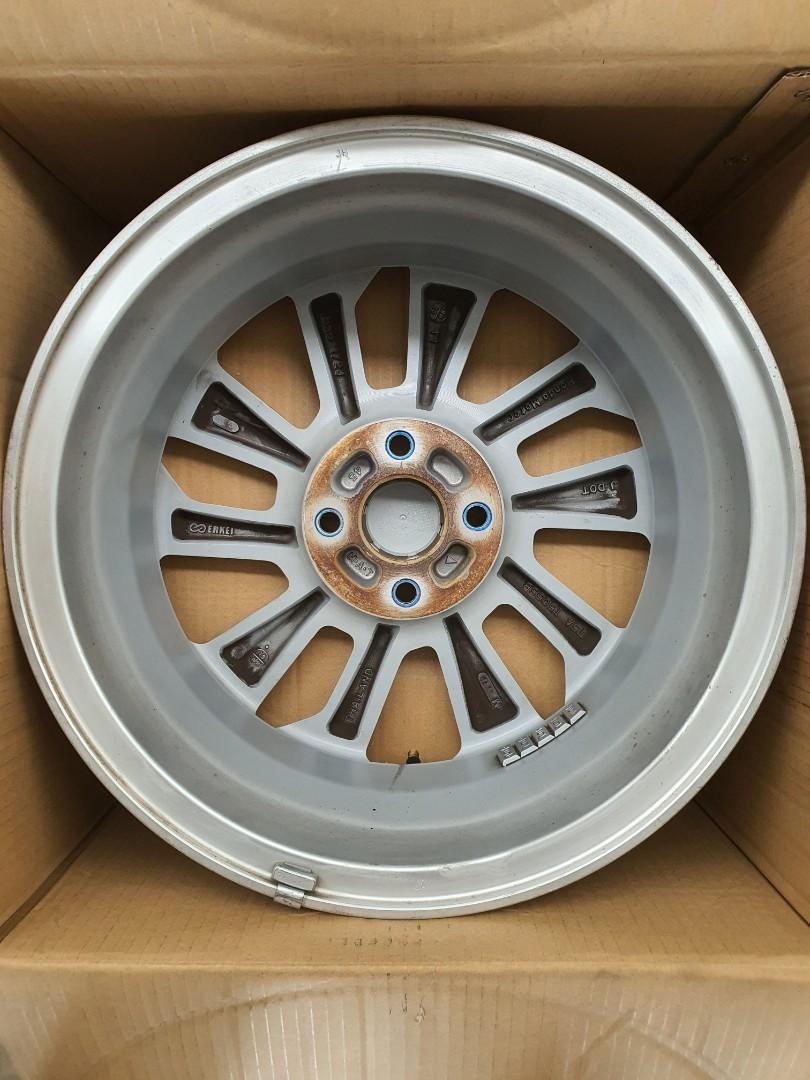 Honda Jazz Original ENKEI Rim, Car Accessories, Tyres & Rims on Carousell